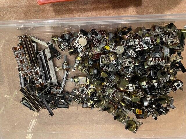 Electronic components volume controls relays switches sockets | General ...