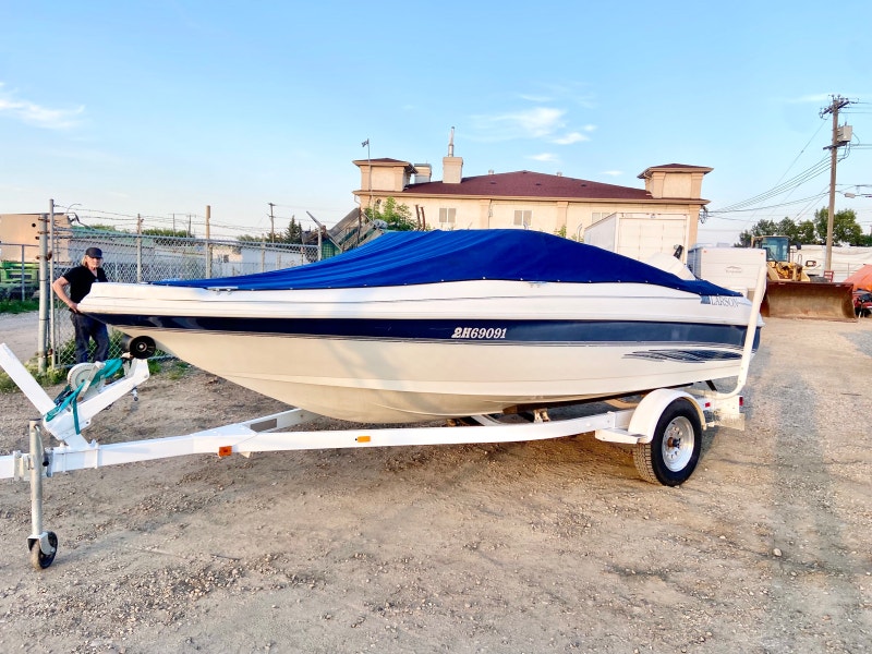 TURN KEY Larson Senza 186 SKIN FISH.Amazing Setup. Runs Great ...