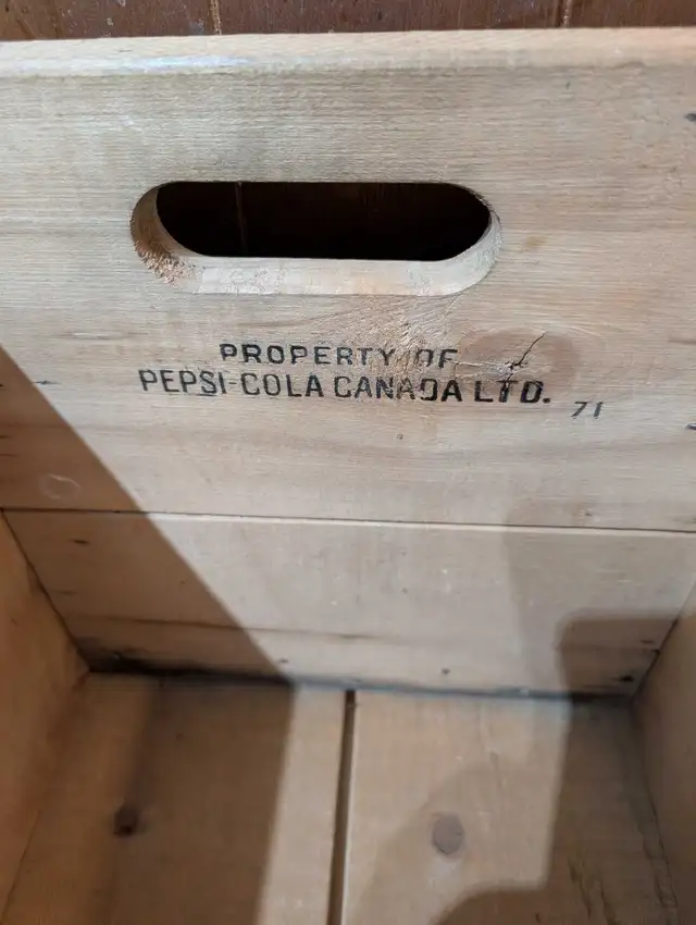 Vintage Pepsi-Cola Wood Crate | Arts & Collectibles | City of Toronto ...