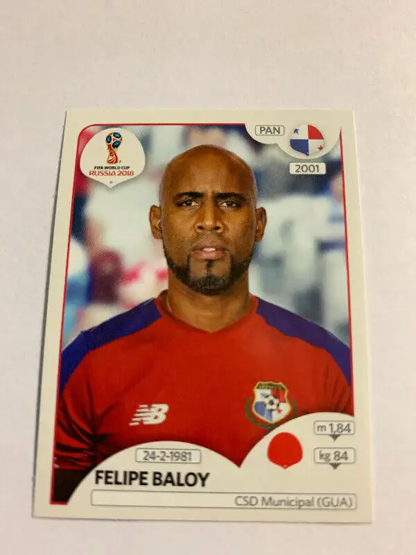 2018 PANINI FIFA WORLD CUP RUSSIA STICKERS F. BALOY #542 PANAMA | Arts ...
