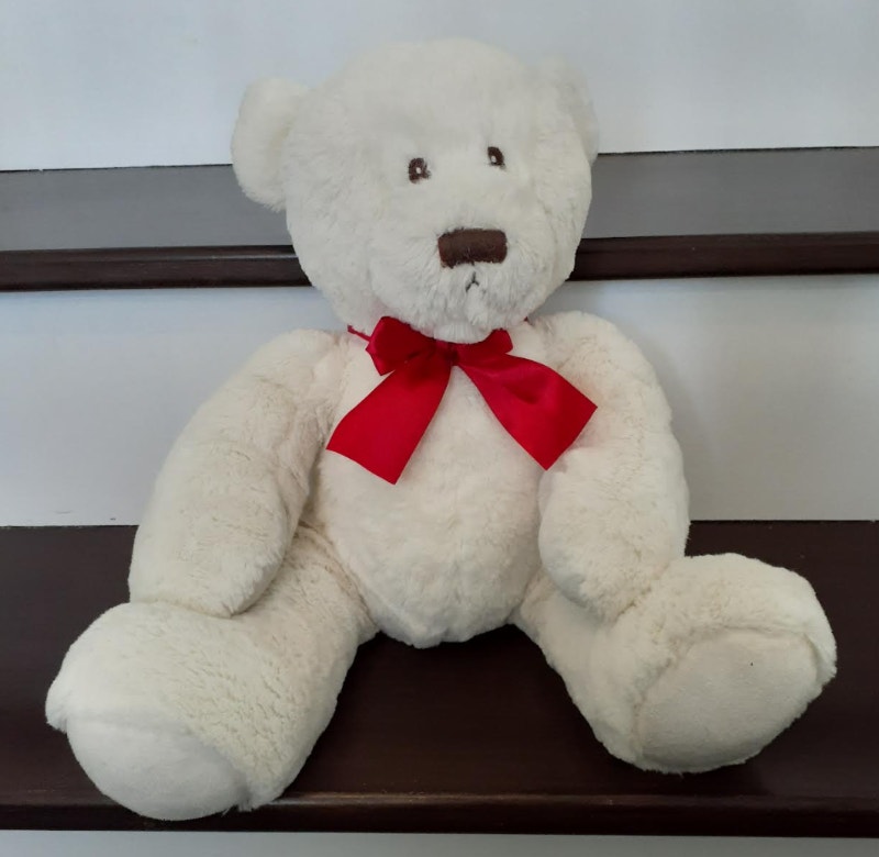 Bombay Company Collectible Bear - Spencer - white plush stuffed | Arts ...