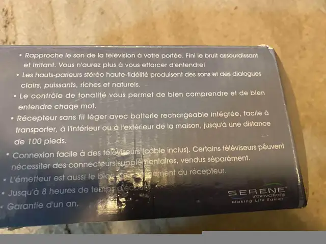 TV SoundBox -Wireless TV Speaker | Speakers | Ottawa | Free local ...