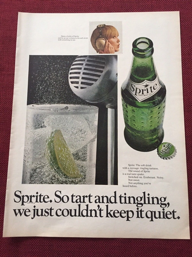 1967 Sprite Soft Drink Original Ad | Arts & Collectibles | North Bay ...