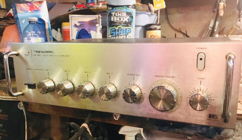 REALISTIC MPA-100 100 Watt PA Amplifier | Amps & Pedals | Yarmouth | Kijiji