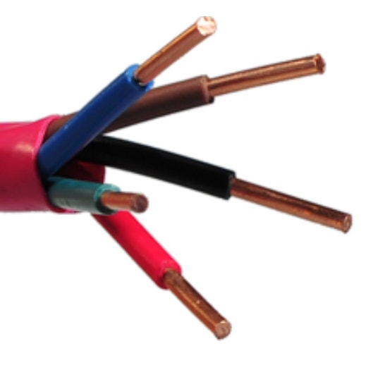 Câble 5C x 18 awg en Cuivre solide PVC Rouge Fire Alarm L: 32' | Autre ...