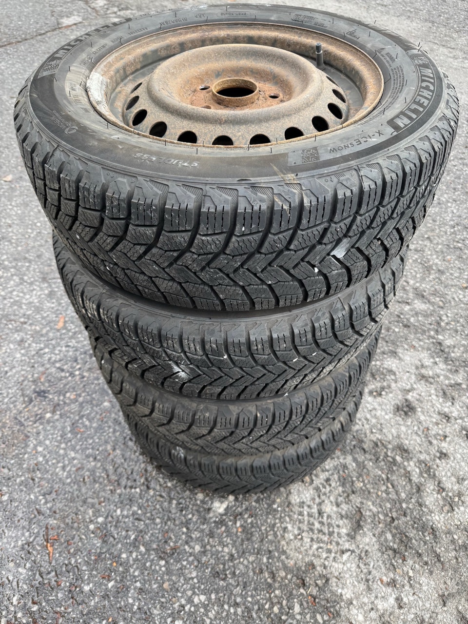 195/65/15 Michelin X-ICE Snow 90% tread off Honda Civic | Tires & Rims ...