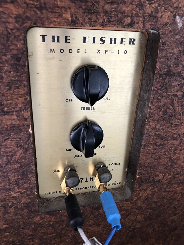 Speakers / character, Rare vintage Fisher XP-10 Speakers (sold ...