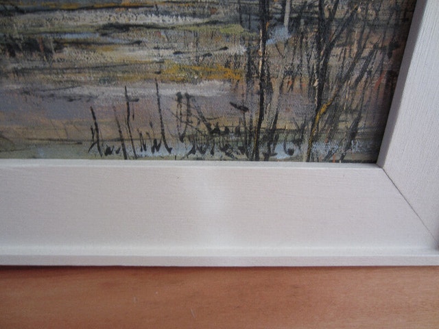 Paul Emile Genest Oil on Canvas Painting c.1960's-1970's | Arts ...