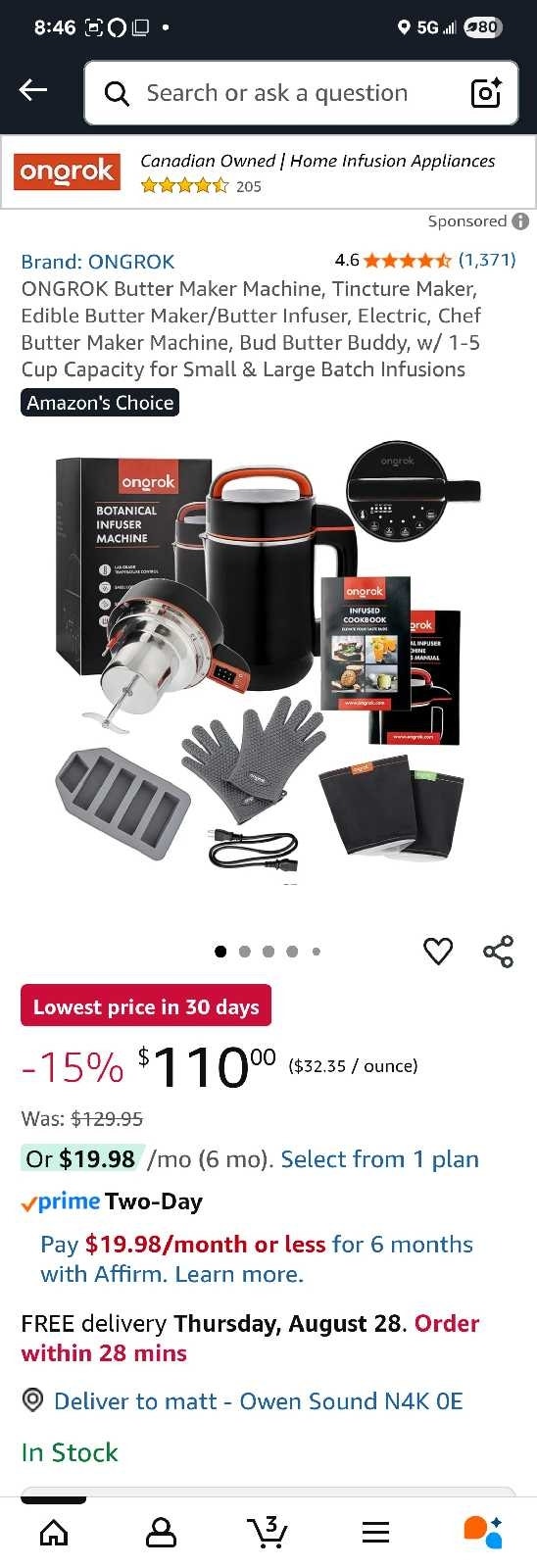 ONGrok Butter Maker Machine, makes Marijuana oil and butter ...