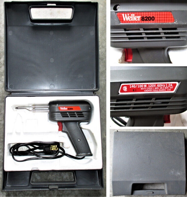 Weller 8200 120V 140/100W Universal Soldering Gun Very Good Cond ...