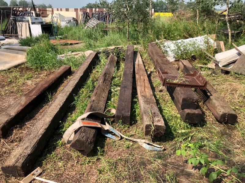 Railroad ties. dunnage, beams,shed bases, cribbing, I deliver. | Other ...
