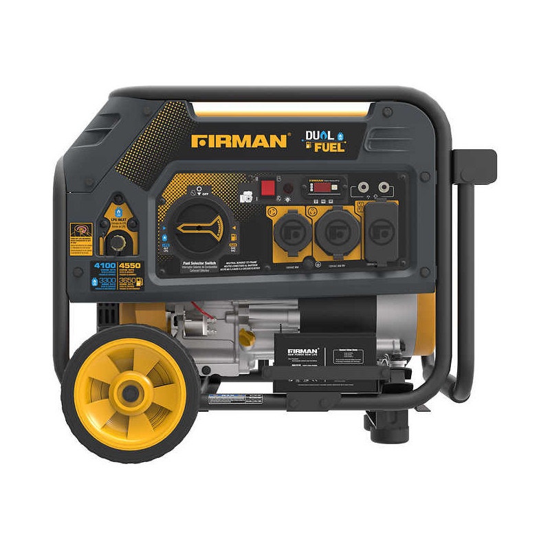 Firman 4550 W Dual Fuel Hybrid Series Portable Generator H03651 | Other ...