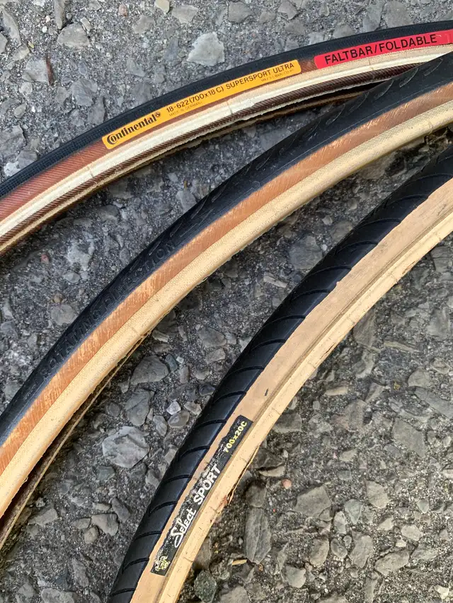 Bunch of 3 new old stock 700x20C tan bi-colour tires | Frames & Parts | City of Toronto | Free ...