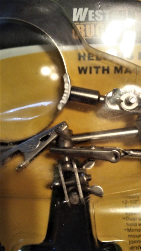 Heavy Duty Never Used 'HELPING HAND' MAGNIFIER by Western Rugged | Arts ...