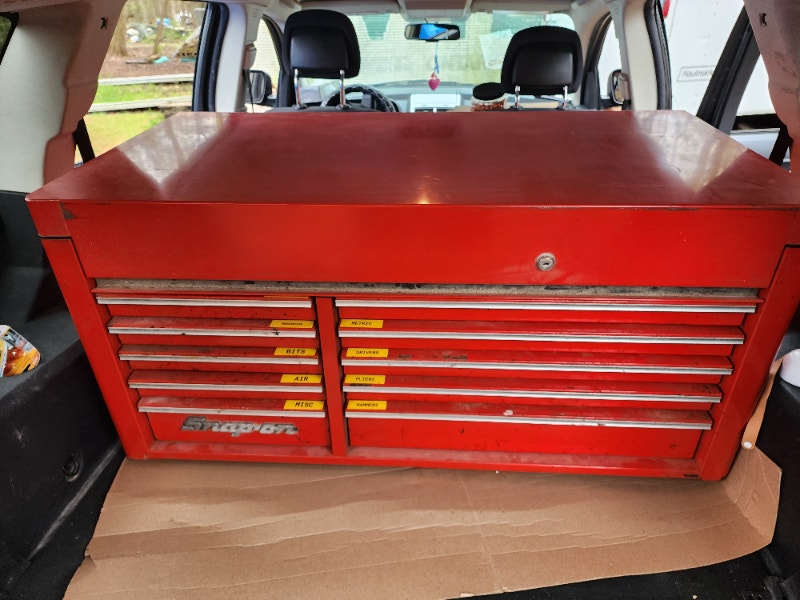 Snap-on Two Bay Tool Chest Tool Box 40"x20"x20" With Keys | Other ...