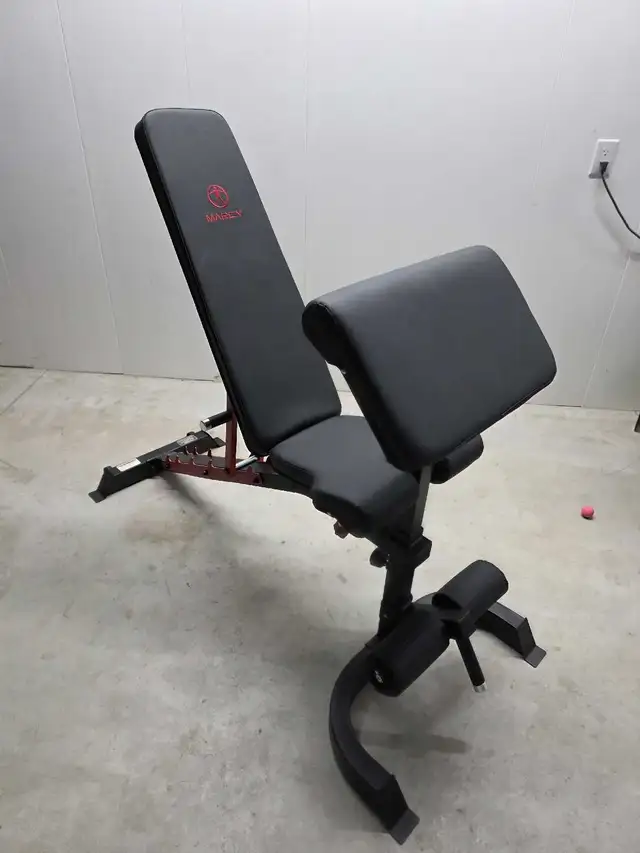 Marcy adjustable weight bench with arm curl attachment | Exercise ...