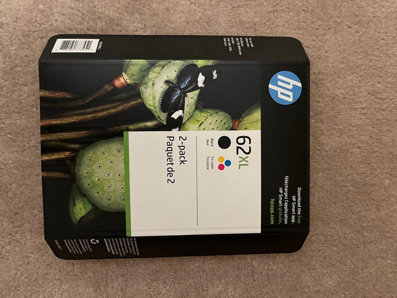 HP 62XL Black and Tri-Color High Yield Original Ink Cartridges ...