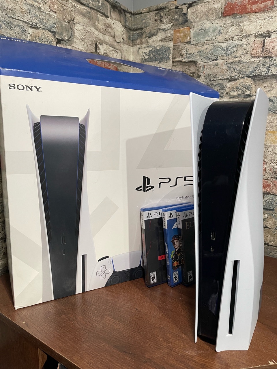 PS5 Disc Edition, with three games (Elden Ring) | Sony Playstation 5 ...