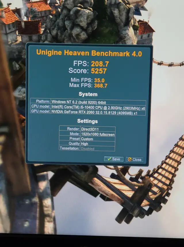 RTX 2060 / INTEL i5 10400 GAMING PC • 16GB DDR4 • 512GB SSD | Desktop ...