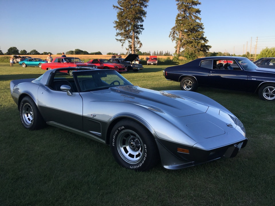 Chevrolet corvette- 1978 silver anniversary L-82 Muncie 21 four ...
