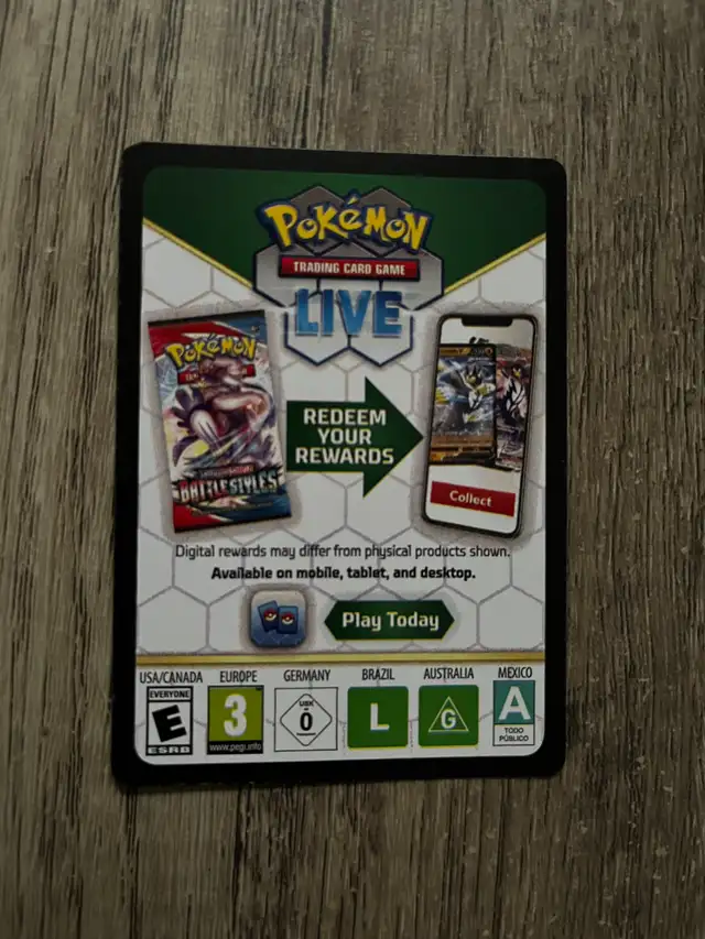 Pokemon Cards - Error Blank Code Card | Arts & Collectibles ...