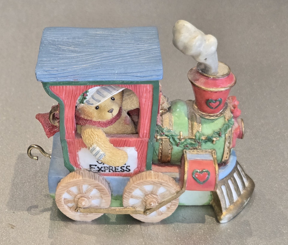 Cherished Teddies, Lionel All Aboard The Santa Express Figurine | Arts ...