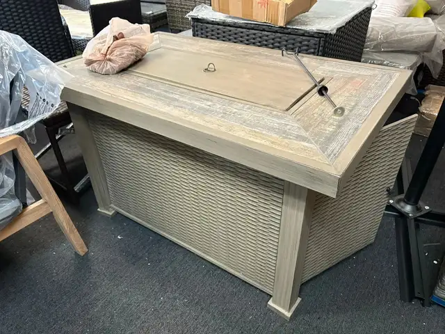 Brand New Aluminum & Steel Fire Pit Table Special $299 | Patio & Garden ...