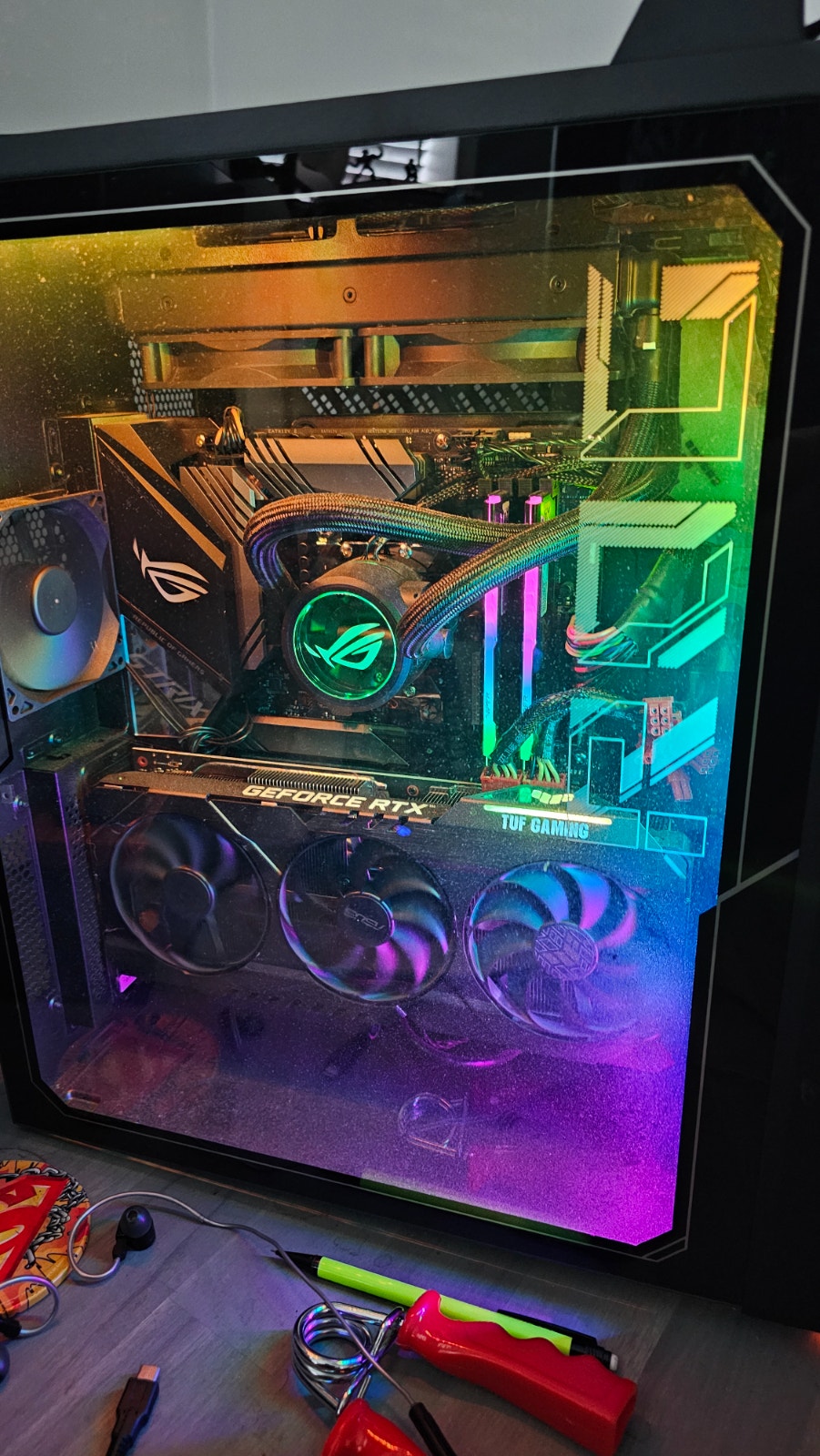 Gaming PC Bundle. PC, Monitor & Printer. 5800x/RTX3080/G27QC | Desktop ...