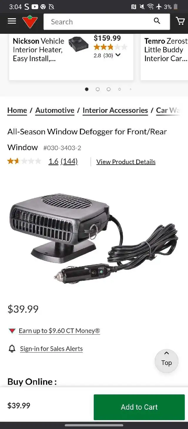 window defogger for car | Hand Tools | City of Toronto | Free local ...