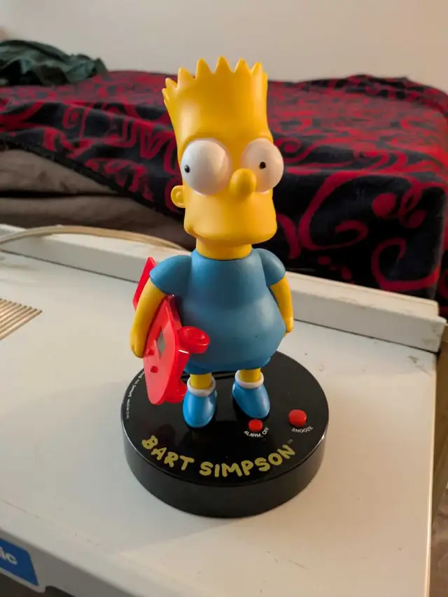 Bart Simpson Skateboard Alarm Clock | Toys & Games | Edmonton | Free ...