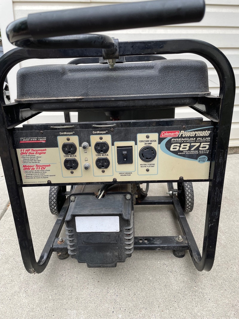 Coleman Powermate 6875W Portable Generato | Outdoor Tools & Storage ...