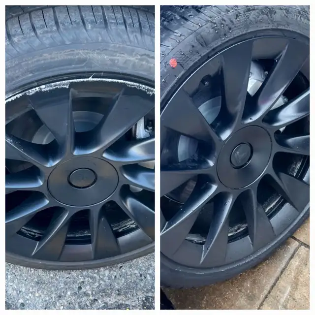 TESLA-DETAILING - CRACKED-BENT-CURB-RASH- | Tires & Rims | Mississauga ...