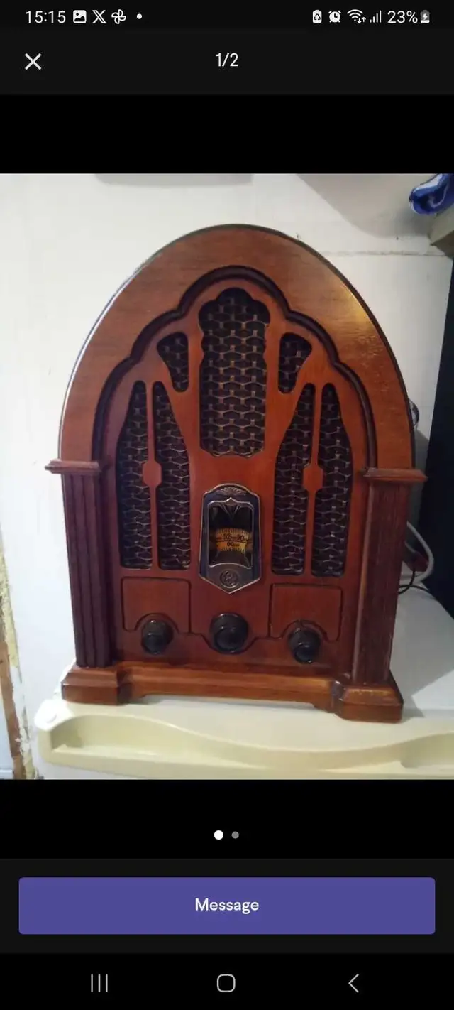 1930's Replica AM/FM Cathedral Radio | Stereo Systems & Home Theatre ...
