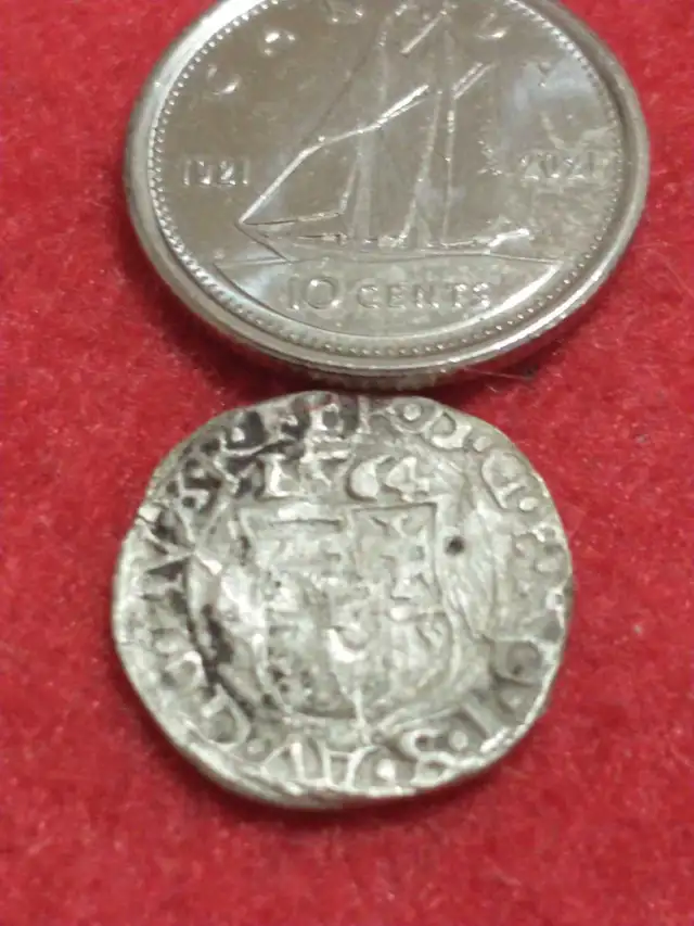 1564 AD Hungary Maximillian II silver denar medieval coin #247 | Arts ...