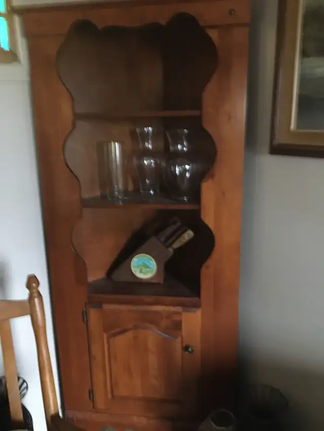 Corner Curio Cabinet | Hutches & Display Cabinets | Belleville | Free ...