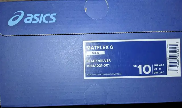Brand NewASICS Men's Matflex 6 Wrestling/Boxing Shoes(10) | Men's Shoes ...