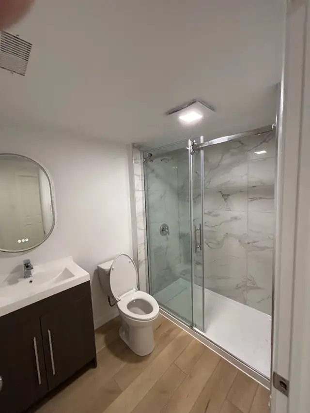 Bathroom & Basement Renovation | Renovations, General Contracting ...