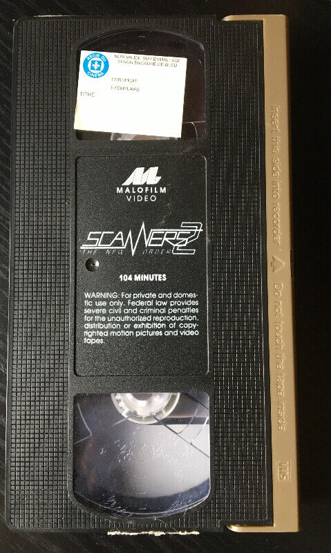 VHS - Scanners 2, le nouveau règne (film horreur version franç.) | CD ...