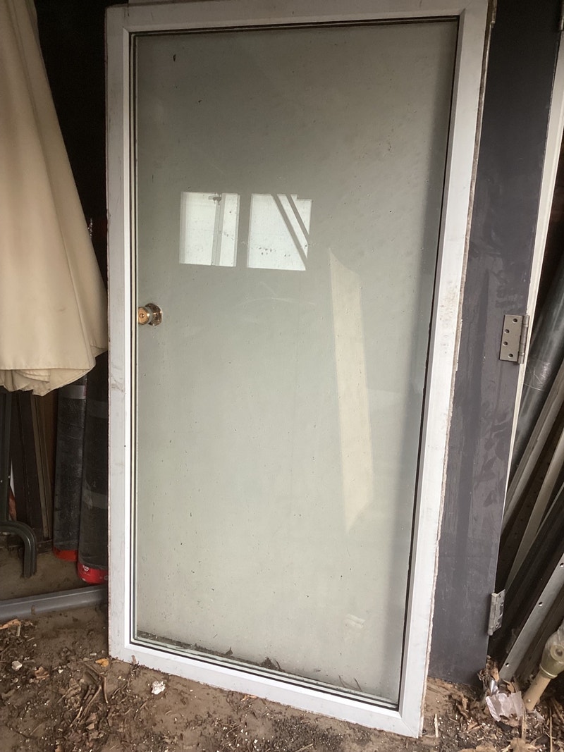 2 panels from patio sliding door - double glased - 35 3/4" x 70 ...