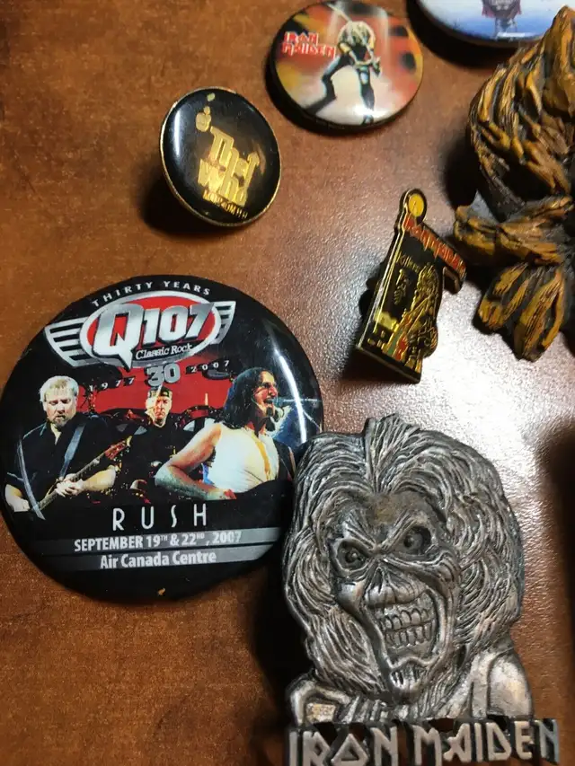Iron maiden rock pins /badges buttons set price for all | Arts ...