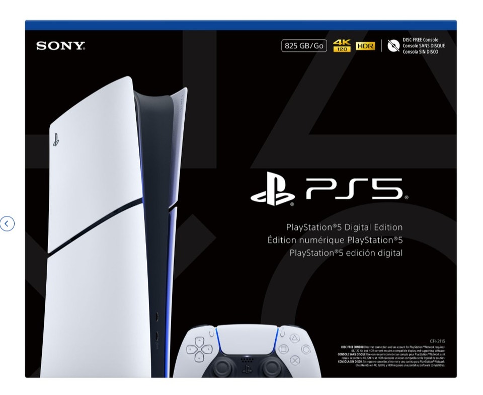 Sony PlayStation 5 Slim Digital 825GB Edition - NEW Open Box | Sony ...