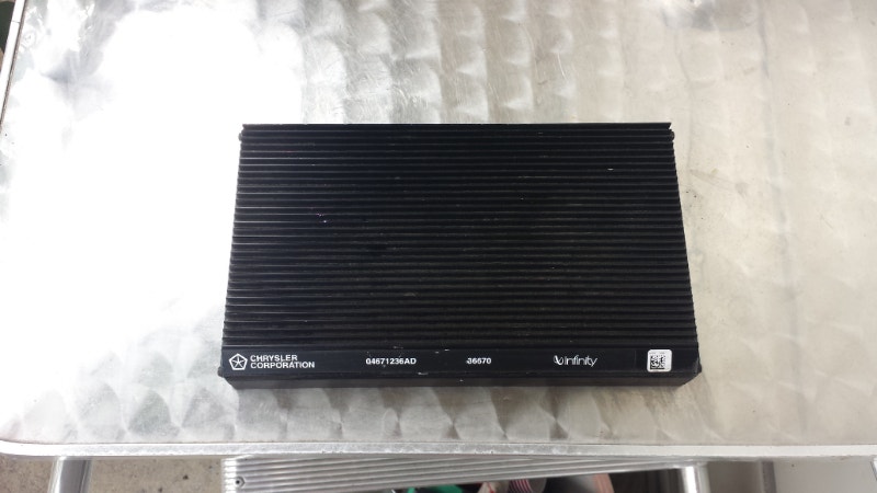 CHRYSLER INFINITY POWER AMP CAR AUDIO MODEL 04671236AD 36670 | Cars ...
