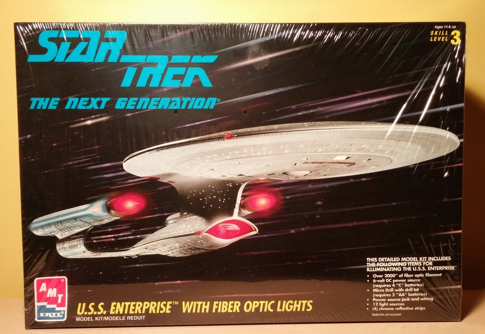USS ENTERPRISE NCC-1701-D w/Fiber Optics | Hobbies & Crafts | Winnipeg ...
