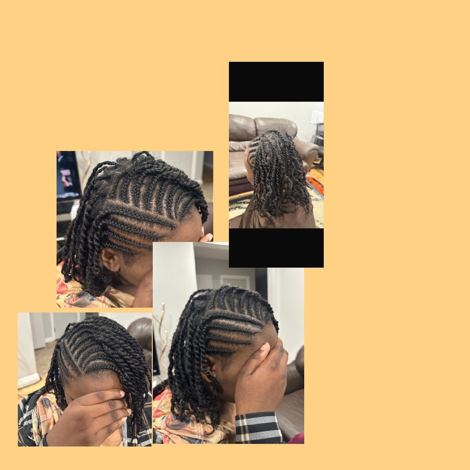 Tresses africaines soignées | cornrows| twists| micro twists | Health ...