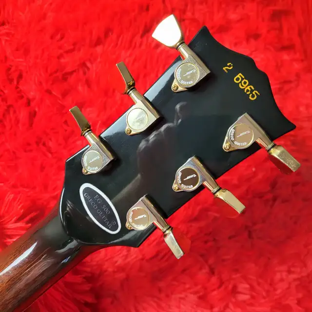 1982 Greco EG500C Super Power Custom Les Paul Custom MIJ Japan ...