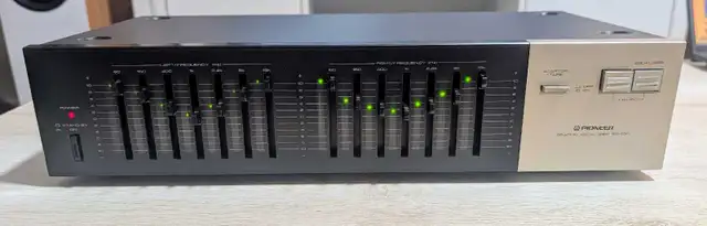 Vintage Pioneer SG-530 Graphic Equalizer | Tested & Working | Stereo ...
