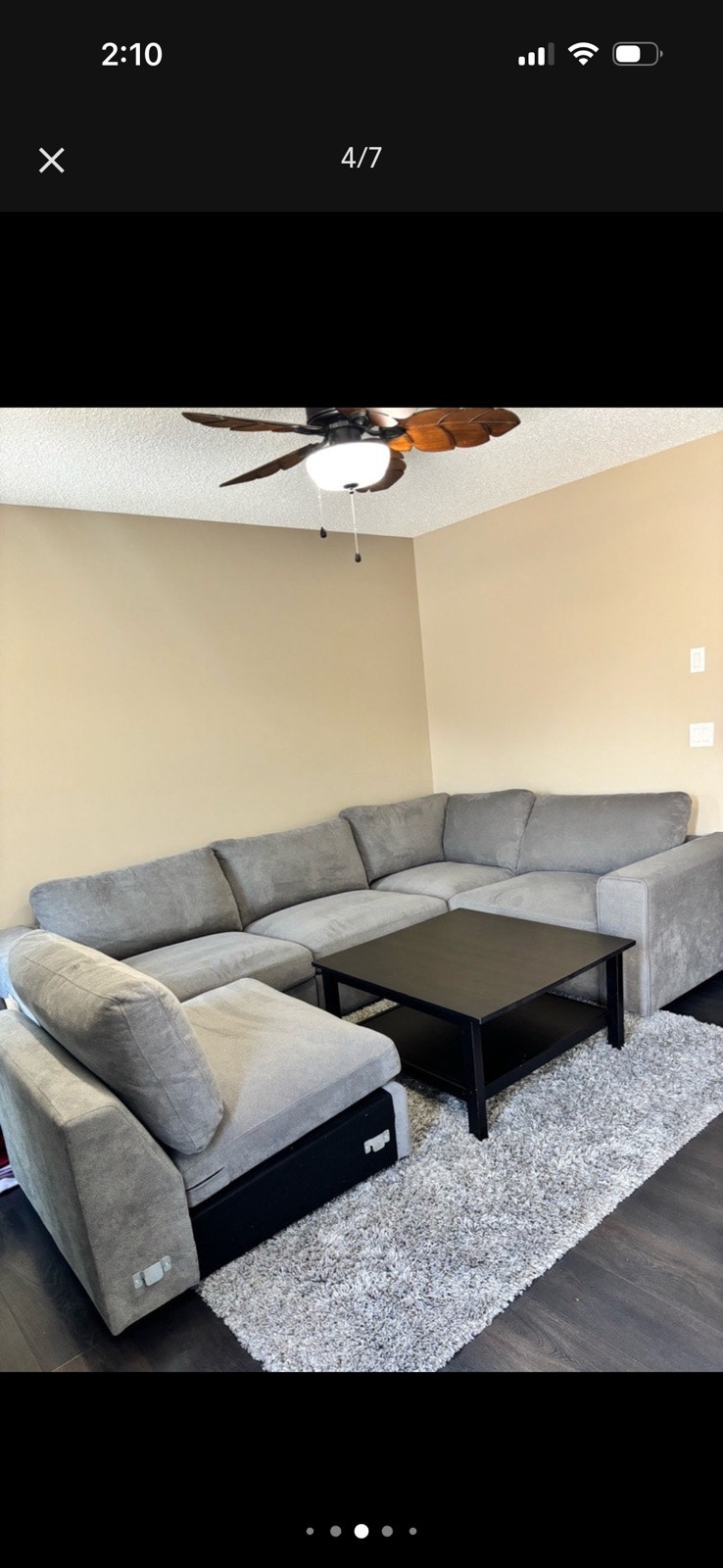 HoKiO feather filled modular sectional corner sofa GRey | Couches ...