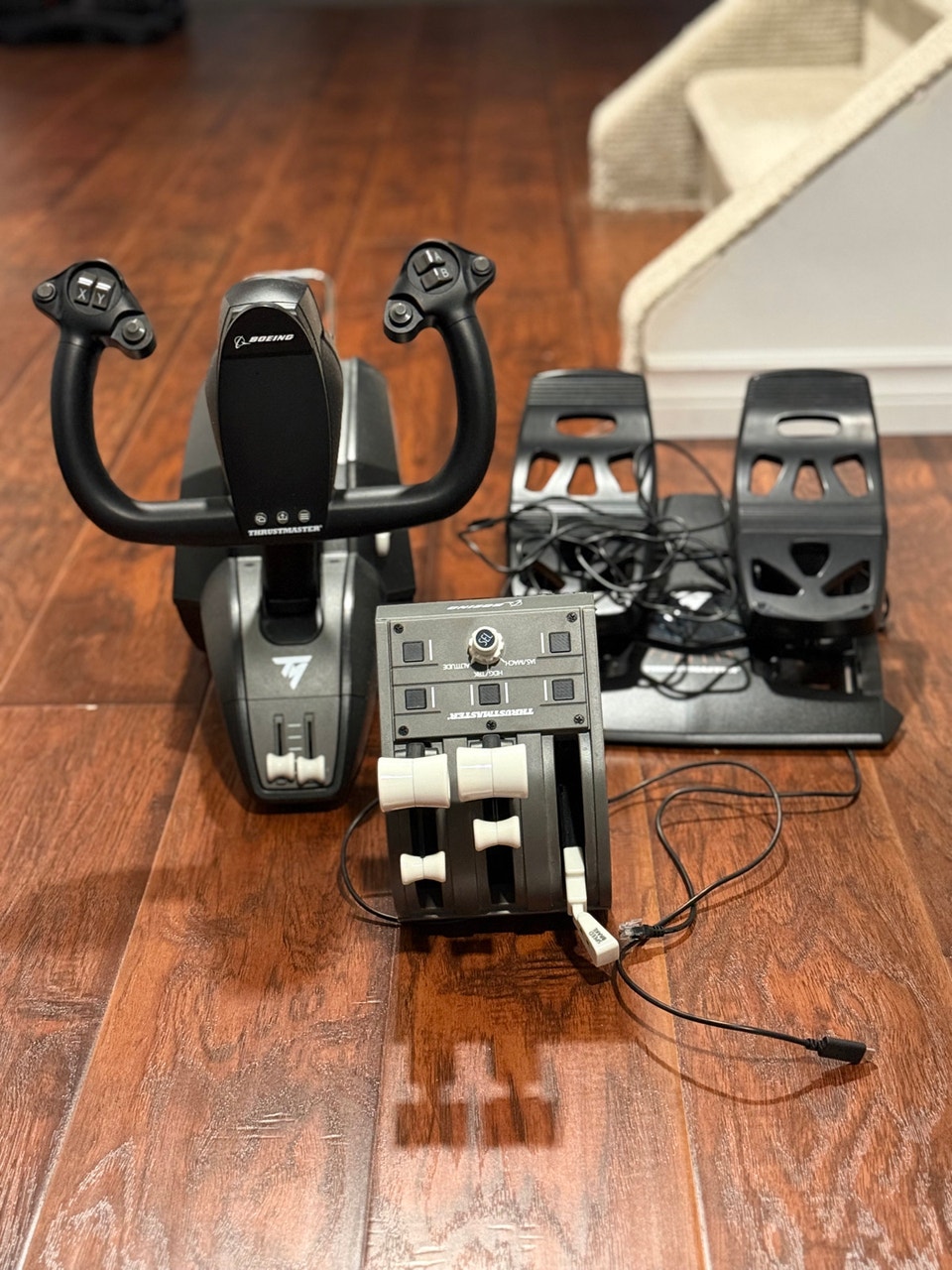 Thrustmaster TCA Boeing Yolk, Ruddle, Throttles | Other | Calgary ...