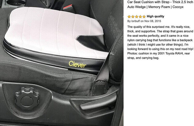 Clever yellow car seat cushion store