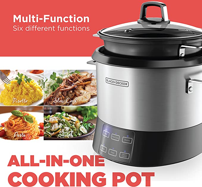 BLACK+DECKER Six-in-One Cooking Pot | Microwaves & Cookers | City of ...
